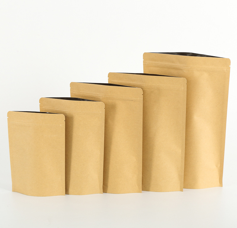 Biodegradable kraft paper tea packaging bag